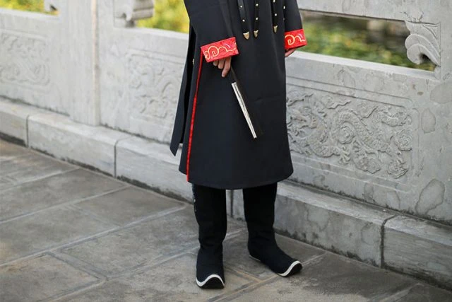 Black Boot Wuxia Style Men's Hanfu Shoes - Newhanfu 2026