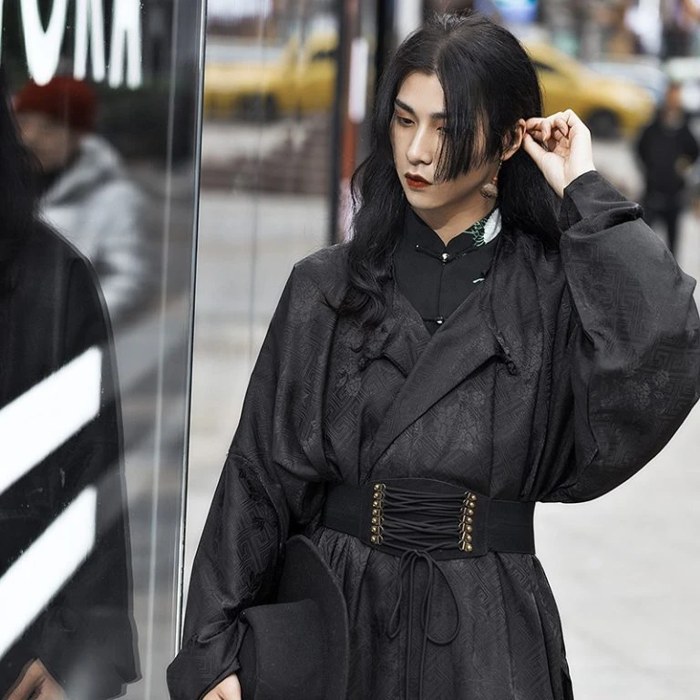 Tang Dynasty Round Collar Robe Hanfu Men's Fashion Gowns - Newhanfu 2025