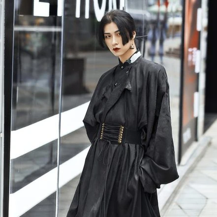 Tang Dynasty Round Collar Robe Hanfu Men's Fashion Gowns - Newhanfu 2025