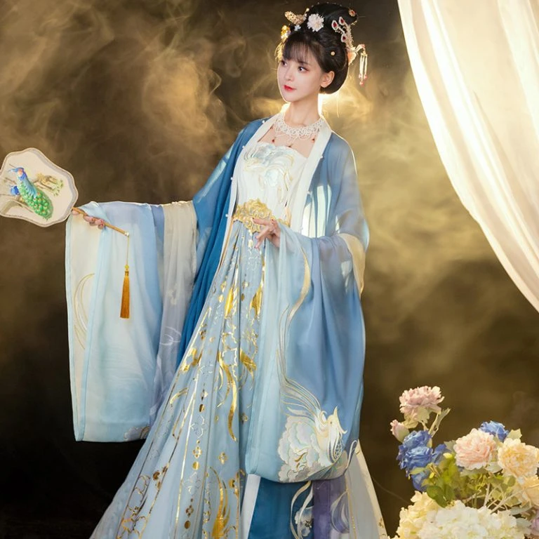 Women Hezi Qun Luxury Tang Dynasty Qixiong Ruqun Hanfu - Newhanfu 2025