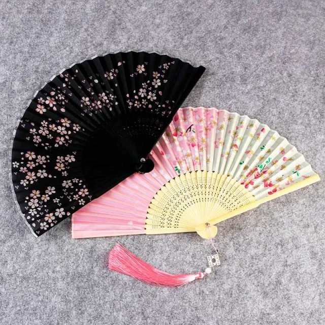 Black Fan Classic Women's Hanfu Accessory - Newhanfu 2025