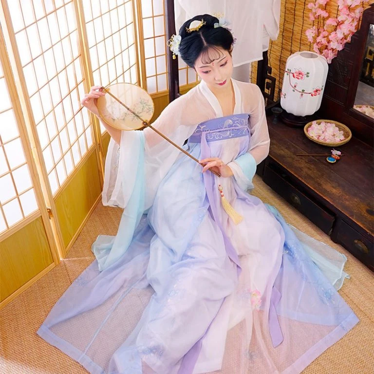 Top 100 Blue Hanfu Navy Ruqun Dress - Newhanfu 2023