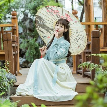 Bamboo Ruqun Wuxia Style Women's Hanfu - Newhanfu 2025