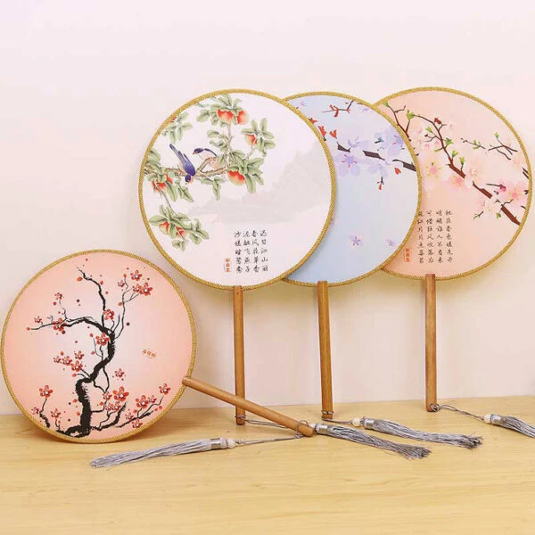 Round Fan Classic Women's Hanfu Accessory - Newhanfu 2025