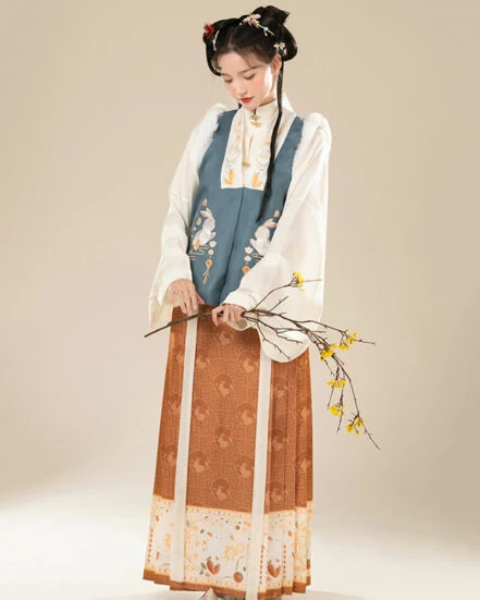 Rabbit Aoqun New Year Women's Hanfu Coat - Newhanfu
