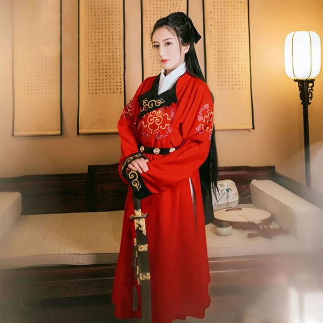 Royal Heroine Red Yuanling Pao Hanfu Robe - Newhanfu 2025