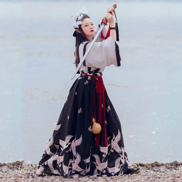 Best 100 Black Hanfu Dark Style Dress - Newhanfu 2023