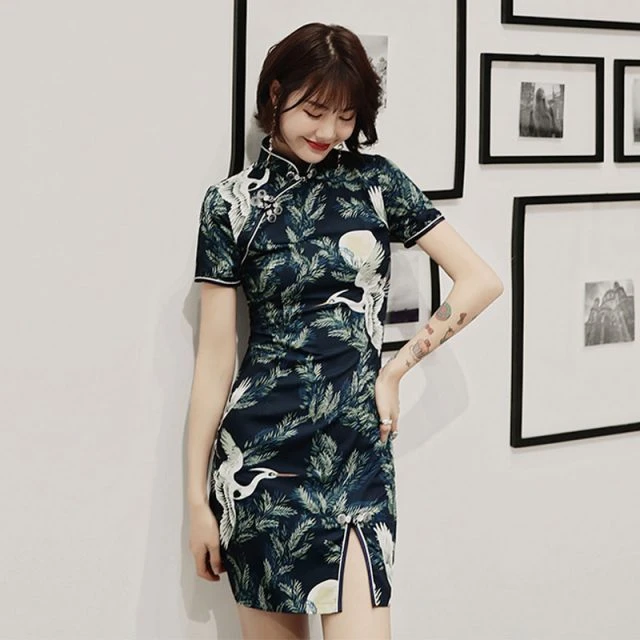 Manchu Origin Cheongsam, Chinese Form-Fitting Garment - Newhanfu