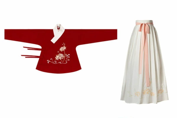 Autumn Aoqun Women's Red Hanfu Warm Coat - Newhanfu