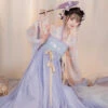 Spring Tang Dynasty Girl Heziqun Dress Cute Qixiong Hanfu - Newhanfu
