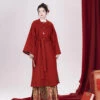 Classic Red Hanfu Chinese Dress for Women - Newhanfu