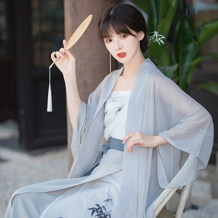 Water Color Hanfu Dress - Newhanfu
