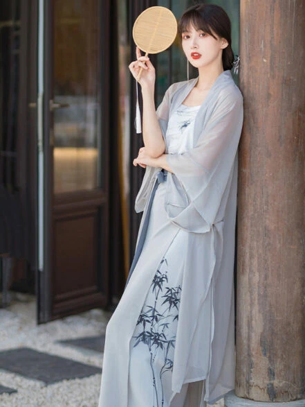 Water Color Hanfu Dress - Newhanfu