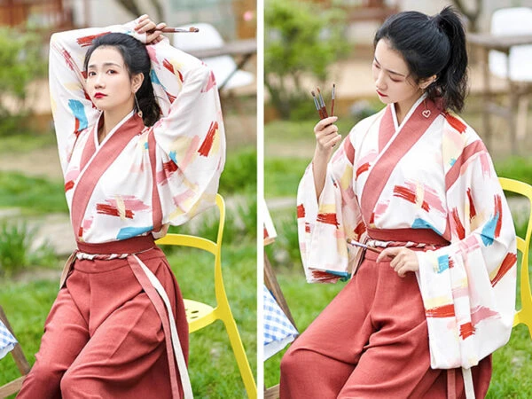 Water Color Hanfu Dress - Newhanfu