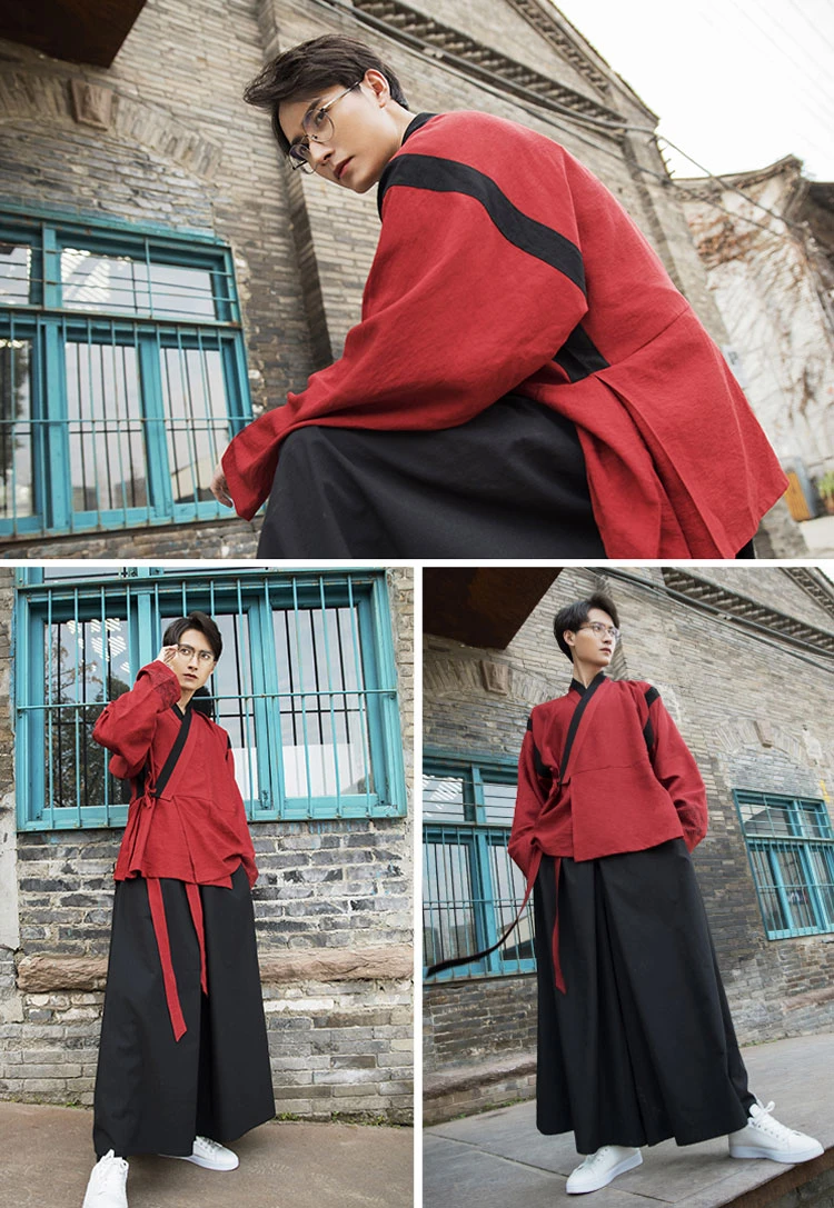 Male Hanfu Red River - Newhanfu 2020