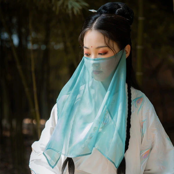 Solid Veil Colorful Women's Hanfu Accessory - Newhanfu 2025