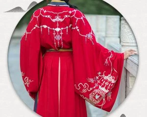 Autumn Princess Red Wedding Hanfu Chinese Dress - Newhanfu
