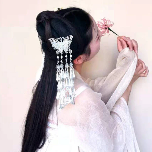 Shop Hanfu Jewelry Butterfly Tassel - Newhanfu 2020