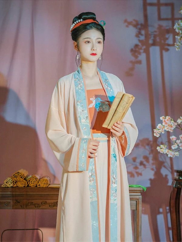 Ching Chao Li Chinese Poet Cosplay Hanfu Dress - Newhanfu