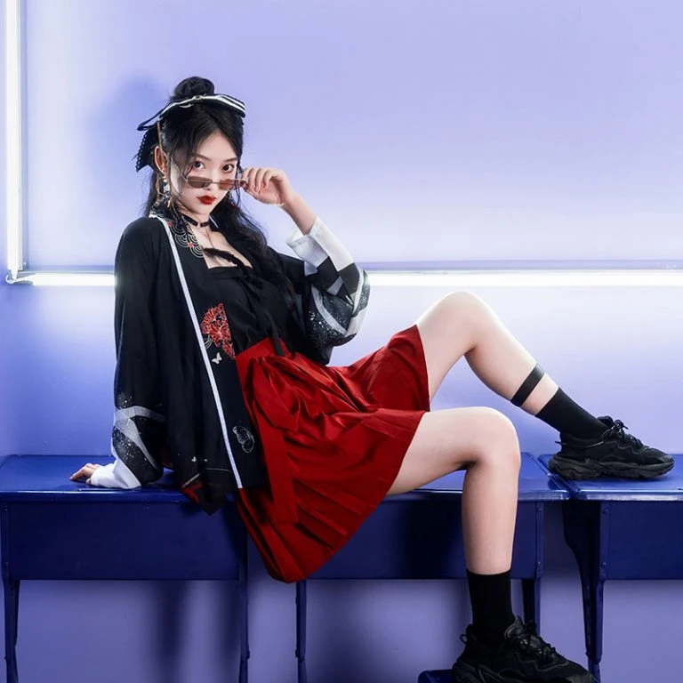 Short Hanfu Dresses, Mini Chinese Skirts for Sale - Newhanfu