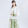 Light, Dark Green Hanfu Dress for Women and Men - Newhanfu
