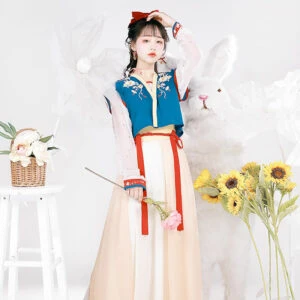Top 100 Blue Hanfu Navy Ruqun Dress - Newhanfu 2023