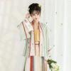 Light, Dark Green Hanfu Dress for Women and Men - Newhanfu