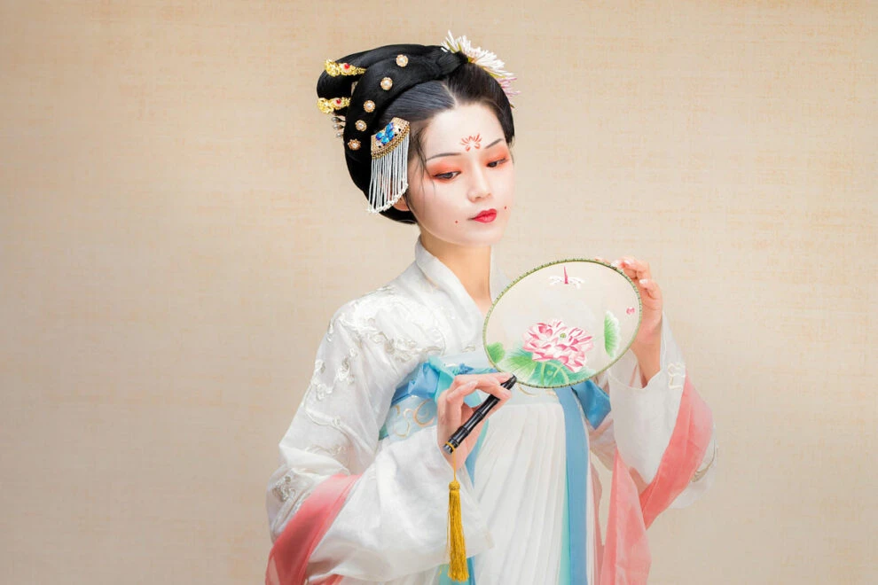 Look Stylish in Trendy Tan & Beige Hanfu Dresses - 2025