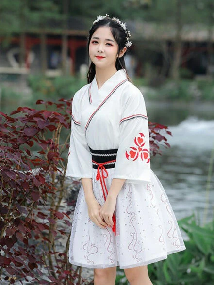 Short Hanfu Mini Dresses for Daily & Party - 2025