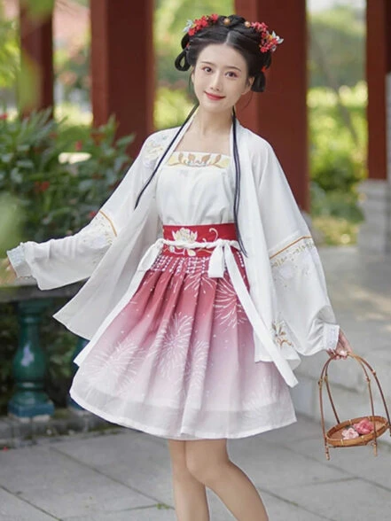 Short Hanfu Mini Dresses for Daily & Party - 2025