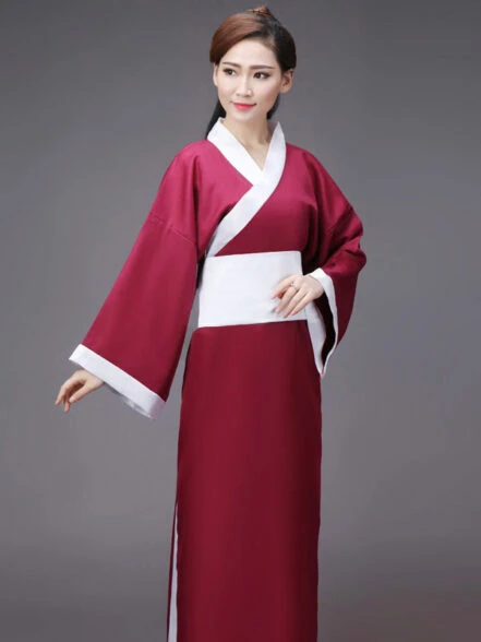 5 Traditional Chinese Satin Hanfu Silky Dress - 2025