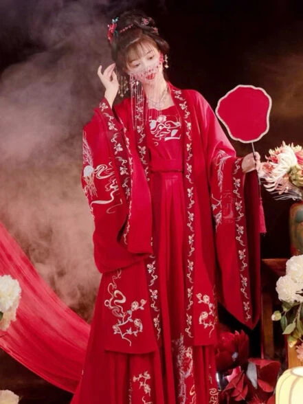Phoenix Hanfu Dress for Wedding and Party - Newhanfu