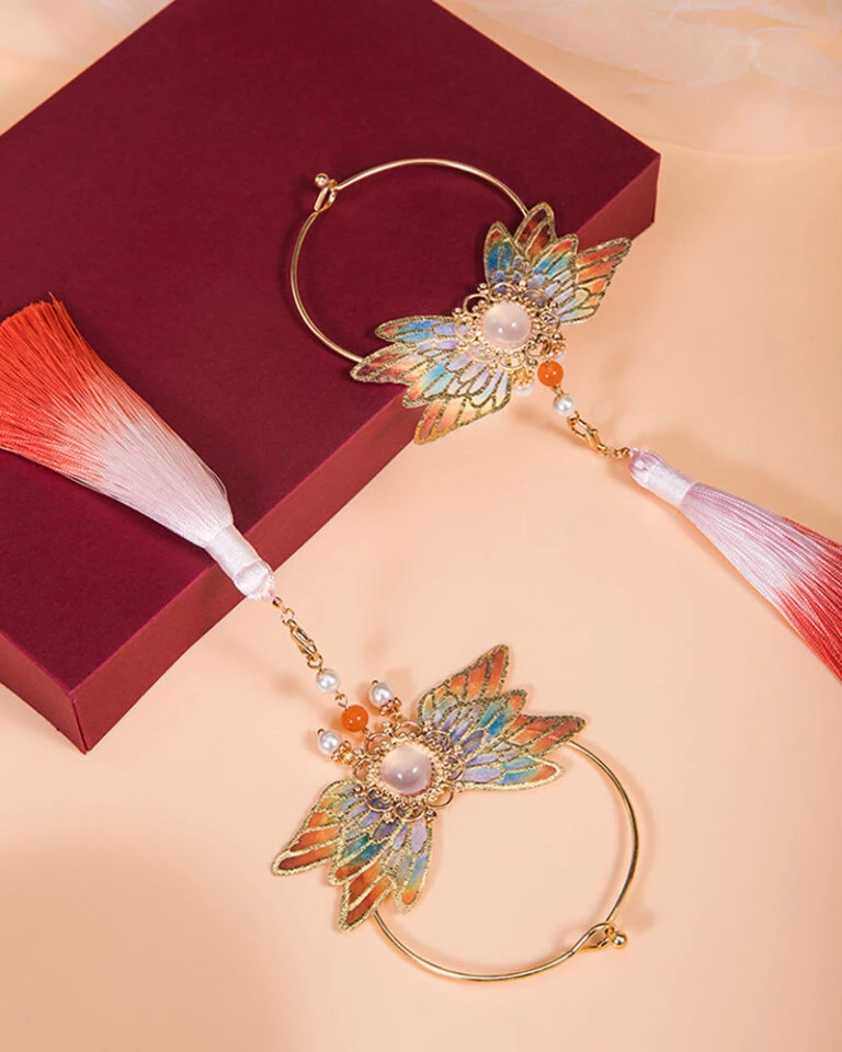 Butterfly Ring Chinese Hanfu Hair Ornament - Newhanfu