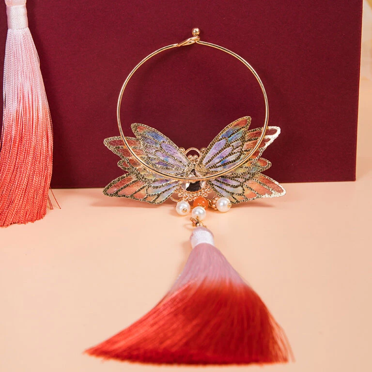 Butterfly Ring Chinese Hanfu Hair Ornament - Newhanfu