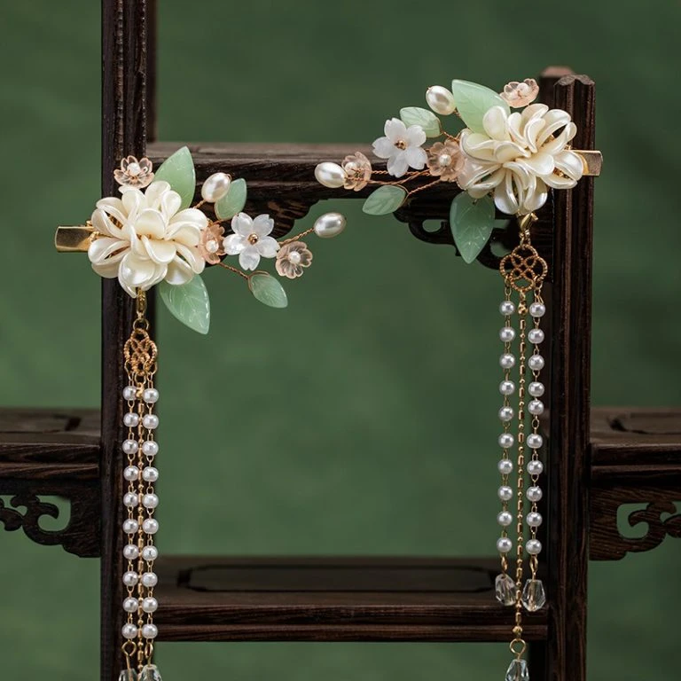 Hanfu Hair Clips Smart Long Tassel Headdress Cheongsam Accessories ...