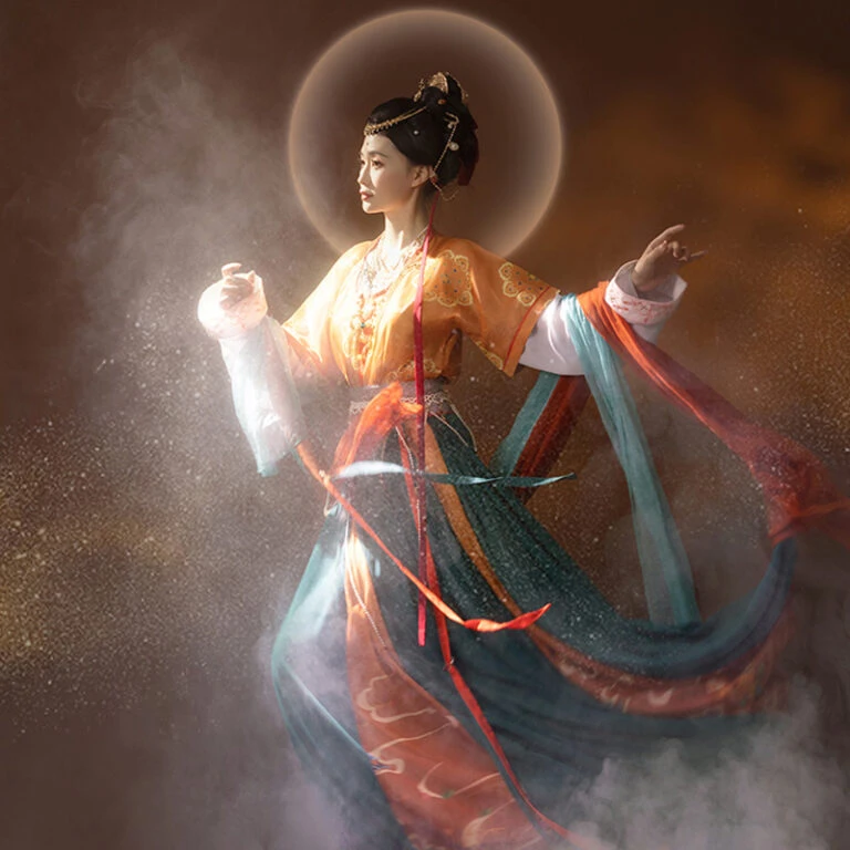 Tang Style Women Dunhuang Hanfu Dress - Newhanfu