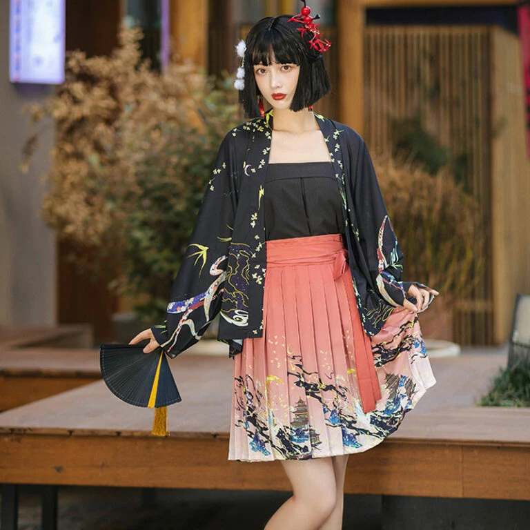 Short Hanfu Dresses, Mini Chinese Skirts for Sale - Newhanfu