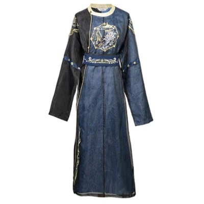 Spring Tang Dynasty Round Collar Robe for Wuxia Style - Newhanfu