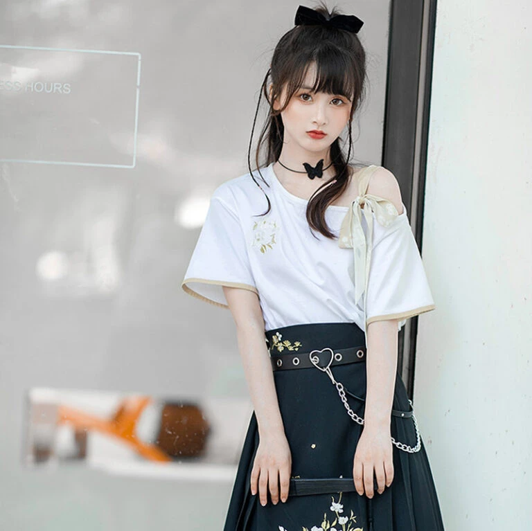 Short Hanfu Dresses, Mini Chinese Skirts for Sale - Newhanfu