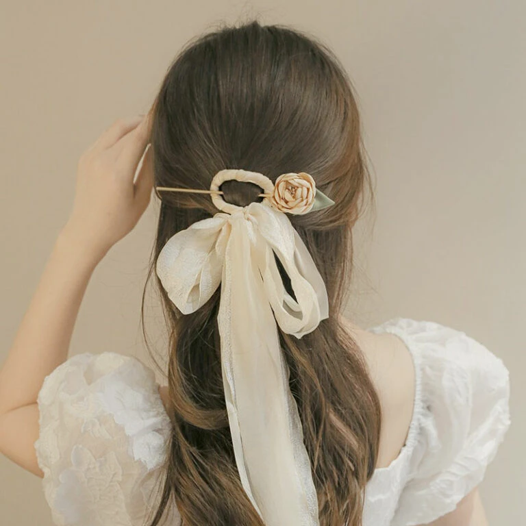 Ribbon Hairband Casual Daily Hanfu Accessories - Newhanfu