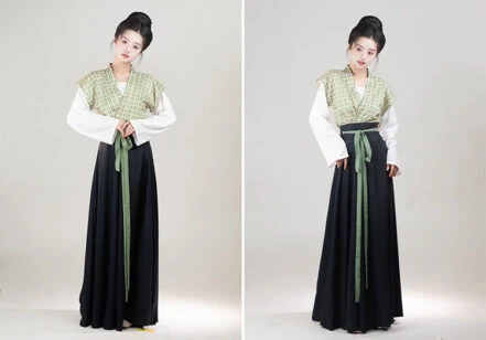Tang Qiyao Hanfu Women's Autumn Beizi Daily Suit - Newhanfu