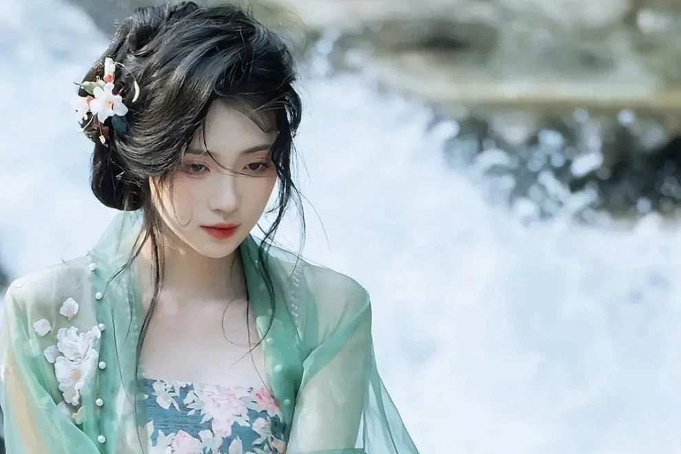 Bloom into Beauty with Traditional Floral Hanfu Dresses - Newhanfu