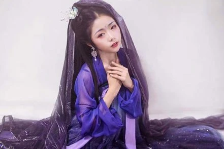 The Royal Elegance of Purple Hanfu Dress - Newhanfu