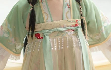 Women Tang Dynasty Hanfu Qixiong Shanqun Summer Cute Fairy Skirt - Newhanfu