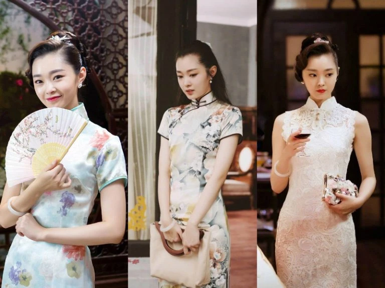 Song Yi's Qipao Charm Bridges Eras and Cultures - Newhanfu