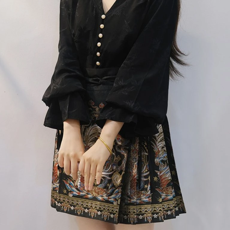 Short Hanfu Dresses, Mini Chinese Skirts for Sale - Newhanfu