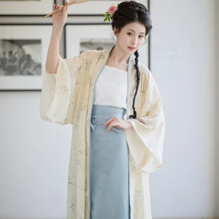 Blue Hanfu Navy Chinese Dress for Daily Wear - Newhanfu