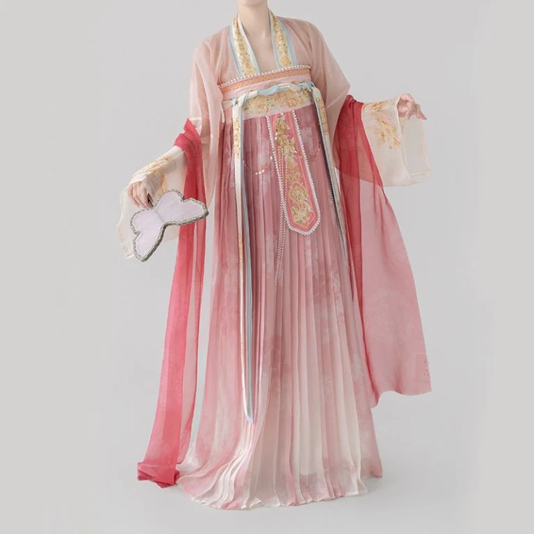 Classic Red Hanfu Chinese Dress for Women - Newhanfu