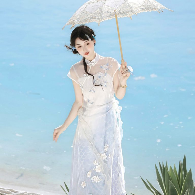 Chinese Mandarin Collar Top Shirt, Jacket & Dress - Newhanfu